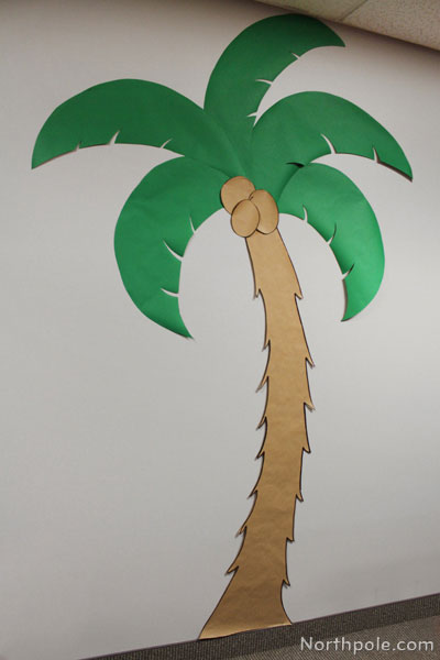 Cardboard Palm Tree