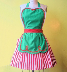Etsy Item of the Day: Retro Elf Apron – Elf Blog