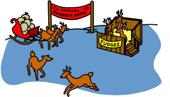 After the first big snow, preparations began for the Annual Reindeer ...